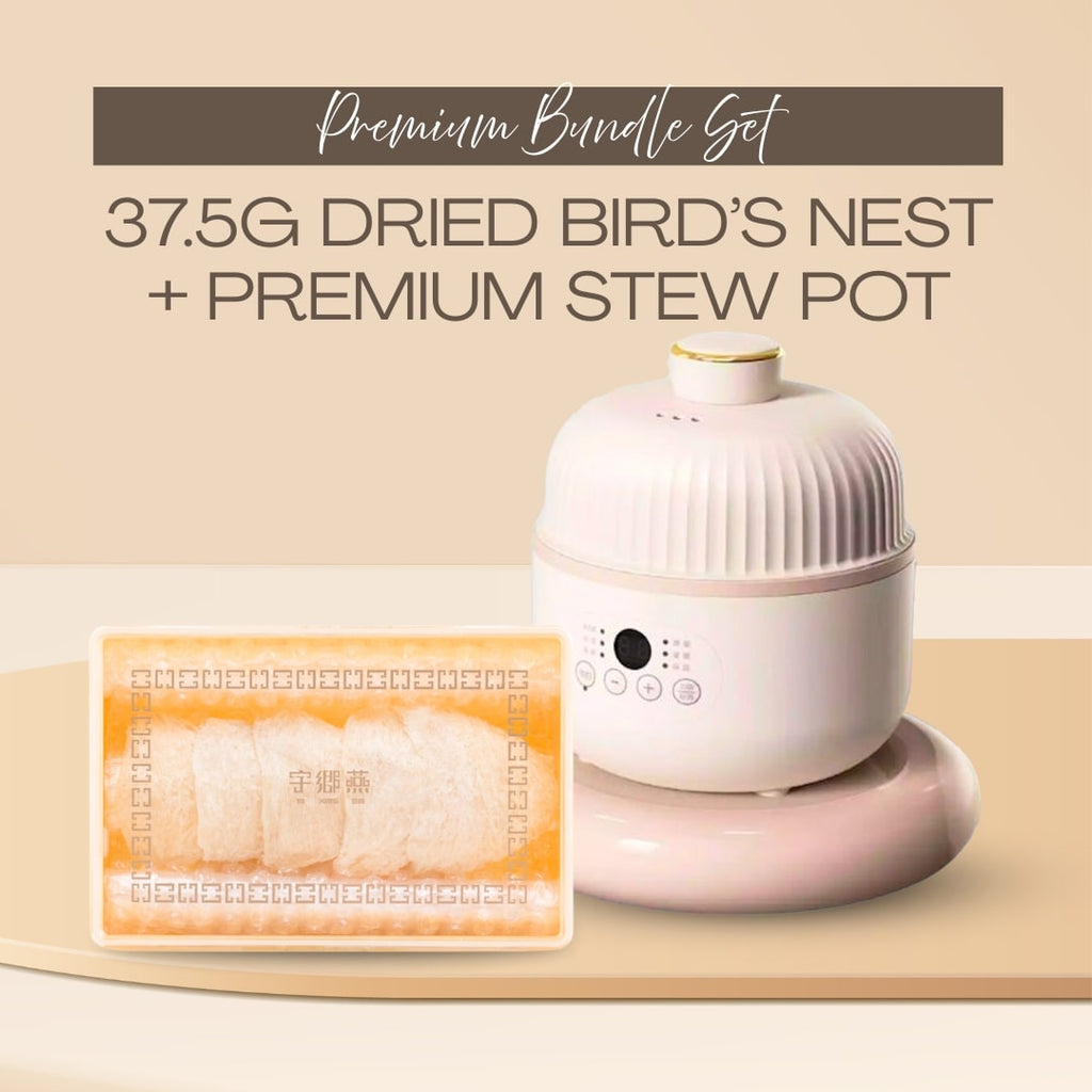 37.5G Premium Yan Zhan Bird's Nest with Free Stew Pot – Yu Xiang Yan